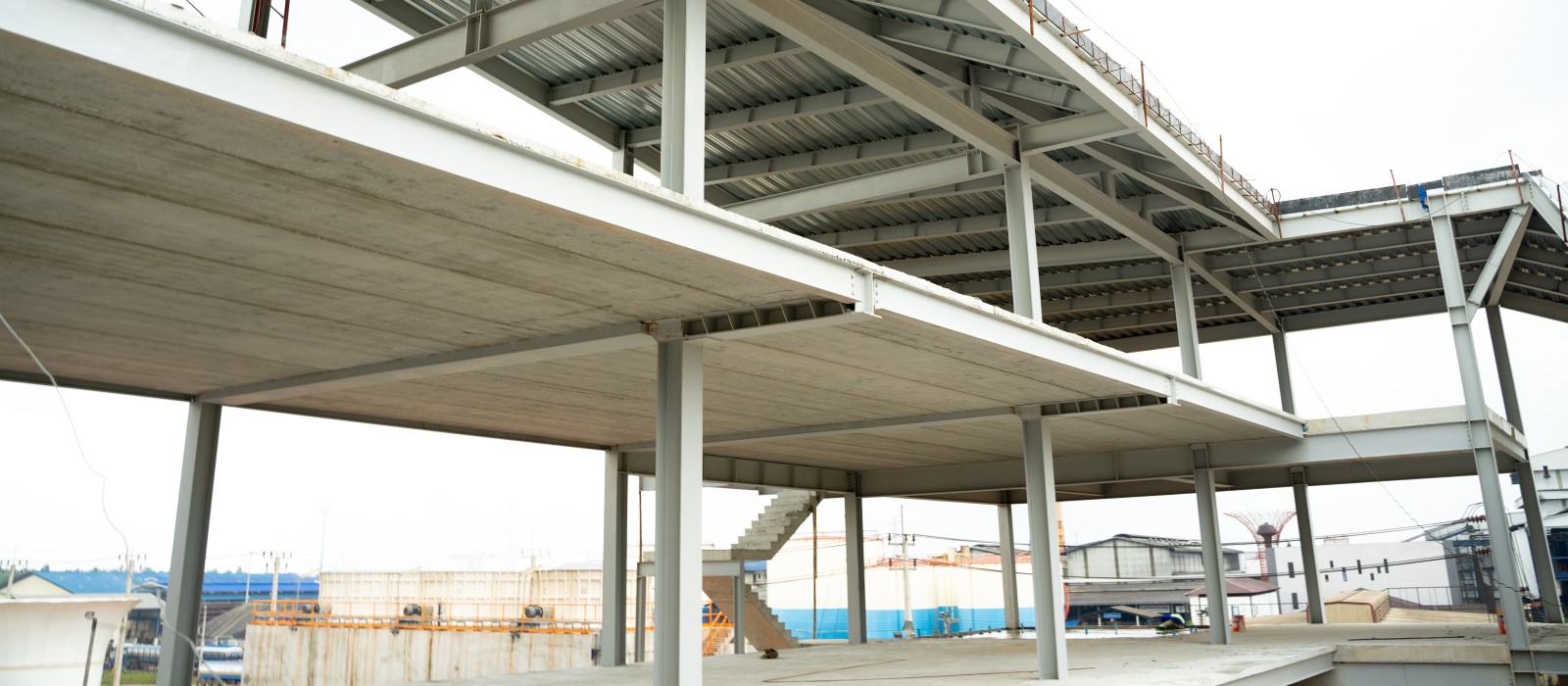 Hybrid Frame and Slim Floor System รับออกแบบและก่อสร้างอาคาร | Hybrid ...