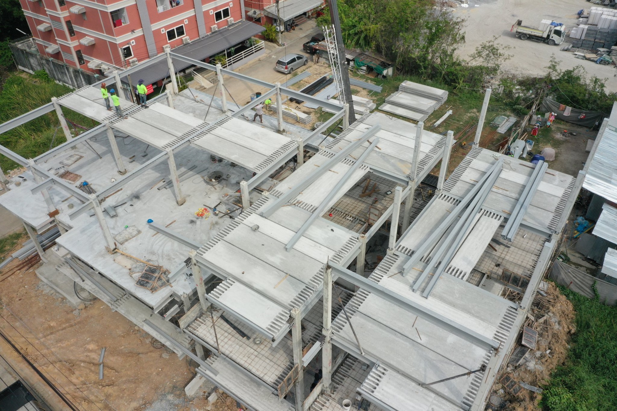 Hybrid Frame and Slim Floor System รับออกแบบและก่อสร้างอาคาร | Hybrid ...